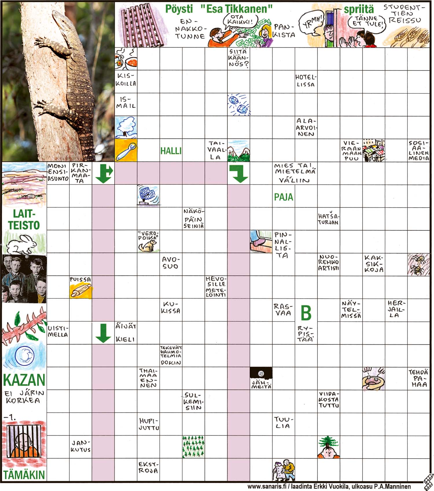 Sanaristikot.net - Ristikkoarkisto - Uusimmat