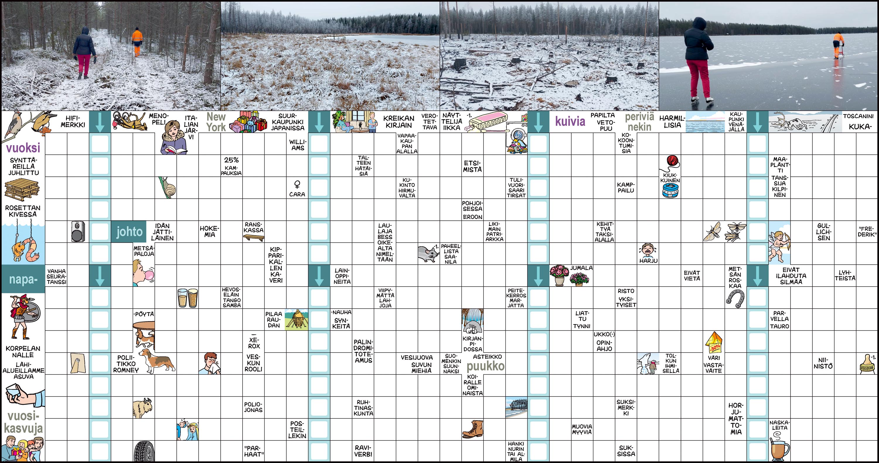 Sanaristikot.net - Ristikkoarkisto - Uusimmat